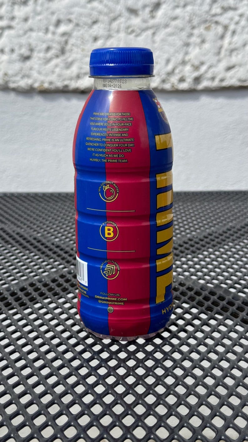 Prime Hydration Drink FC Barcelona Exclusive Rare New Flavor Sealed ...