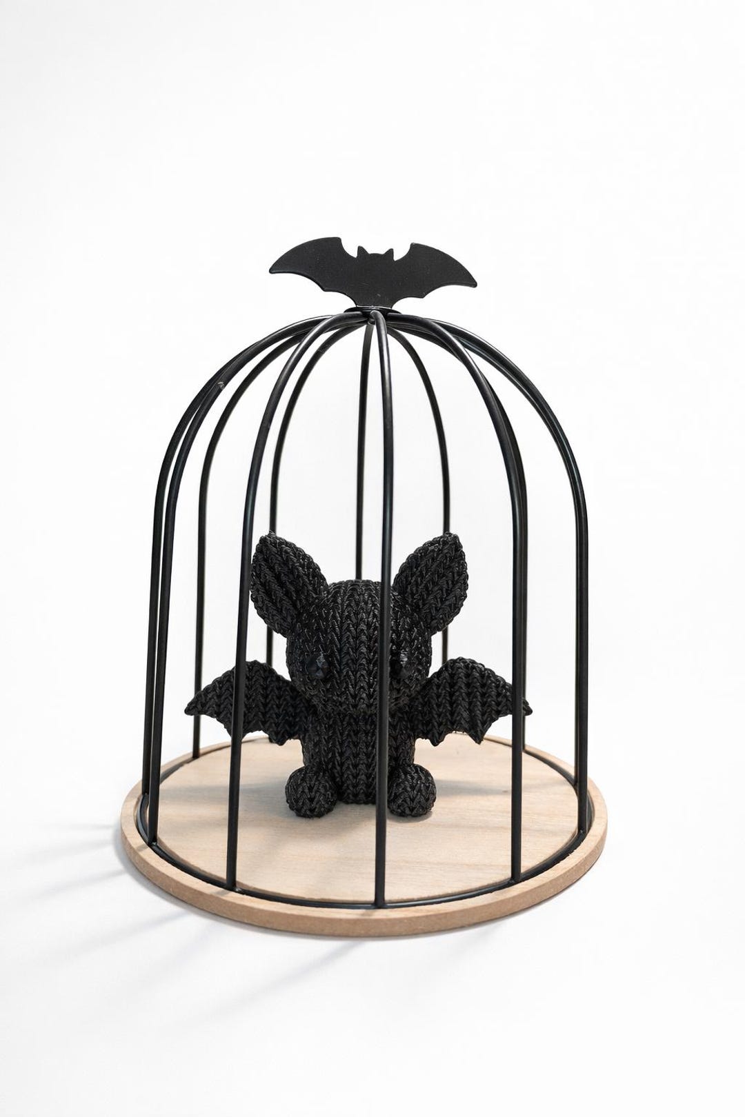 3D Printed Bat in Cage – Gothic Halloween Decor - Etsy