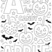 Halloween Alphabet Coloring Book A-Z: Spooky Kids Learning Activity ...