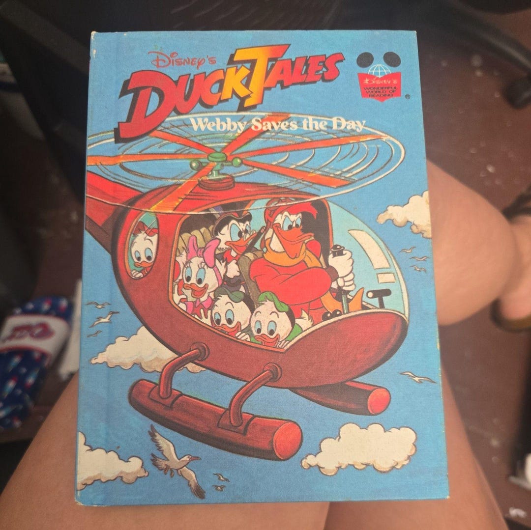 Disney's Ducktales : Webby Saves the Day Book 1989 COLLECTIBLE - Etsy ...