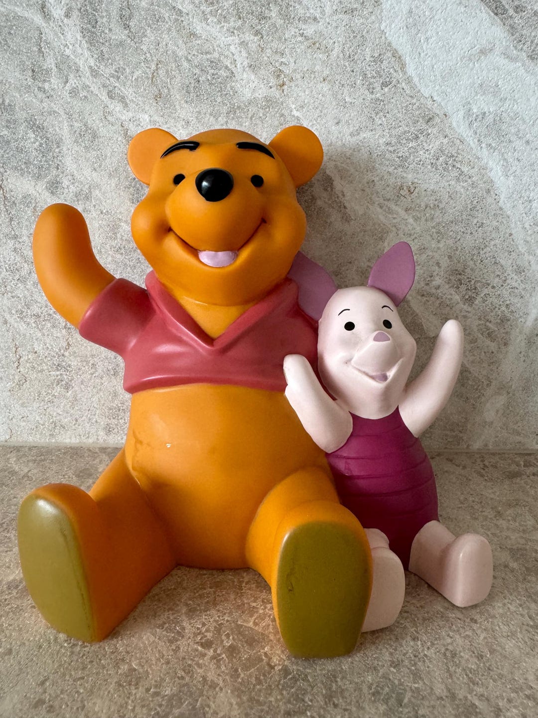 Disney Winnie the Pooh and Piglet Money Box Vintage Collectors Item - Etsy