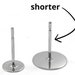 Short Earring Posts, Hypoallergenic 316 Surgical Grade Stainless Steel ...