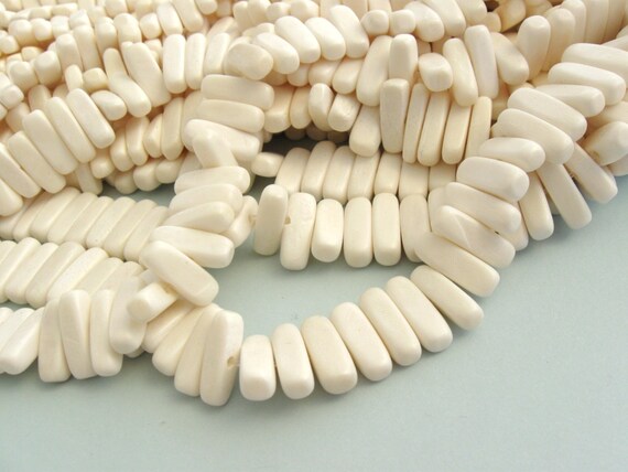 32 White Bone Stick Beads 15mm Eco Friendly and Natural Bone | Etsy Canada