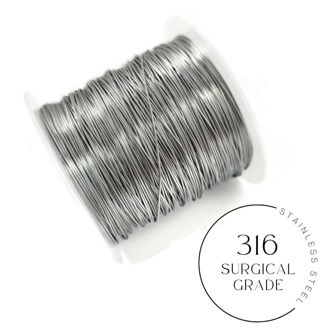 Surgical Steel Wire, Bulk Hypoallergenic Jewelry Making Findings ...