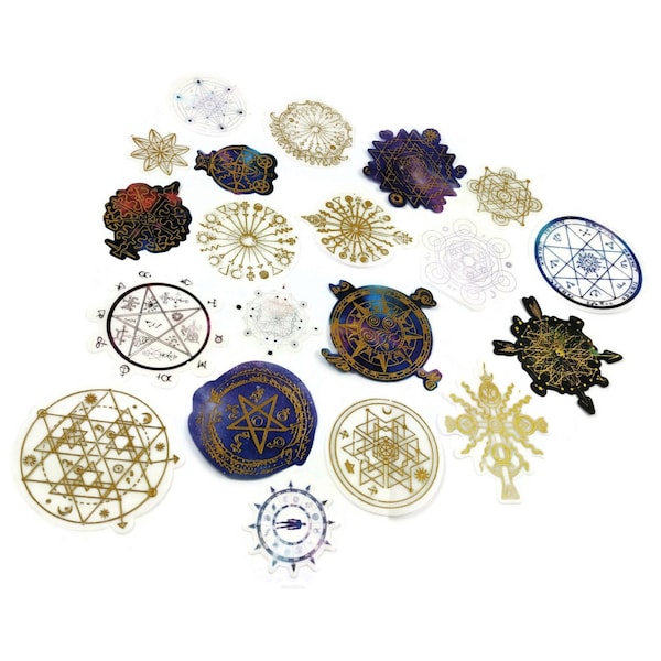Sacred Geometry Sticker - Etsy