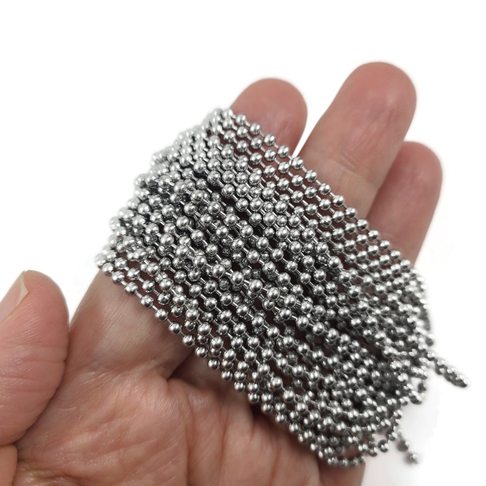 Stainless Steel Ball Chain, Tarnish Free Necklace Making, Jewelry ...