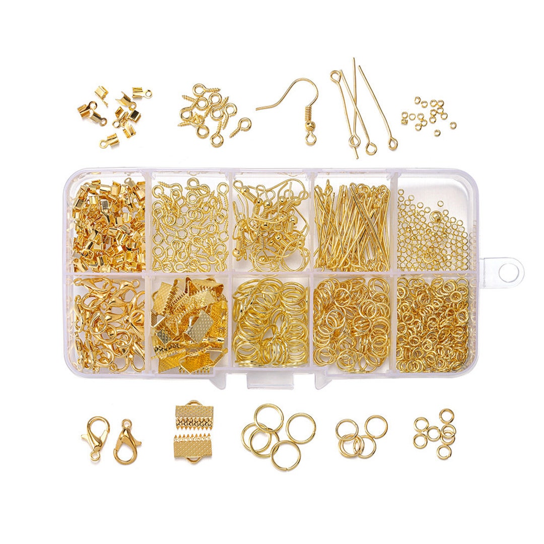 Jewelry Making Starter Kit, 710pcs, Hypoallergenic Nickel Free Findings ...
