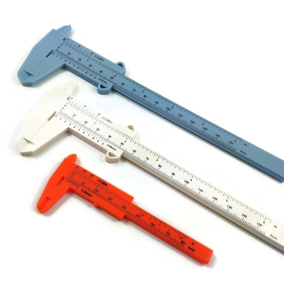 Brass Caliper Digital Calipers Mini & Ruler Set - 80mm Double Scale ...