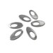 6 Stainless Steel Flat Oval Ring Link 20mm - Etsy