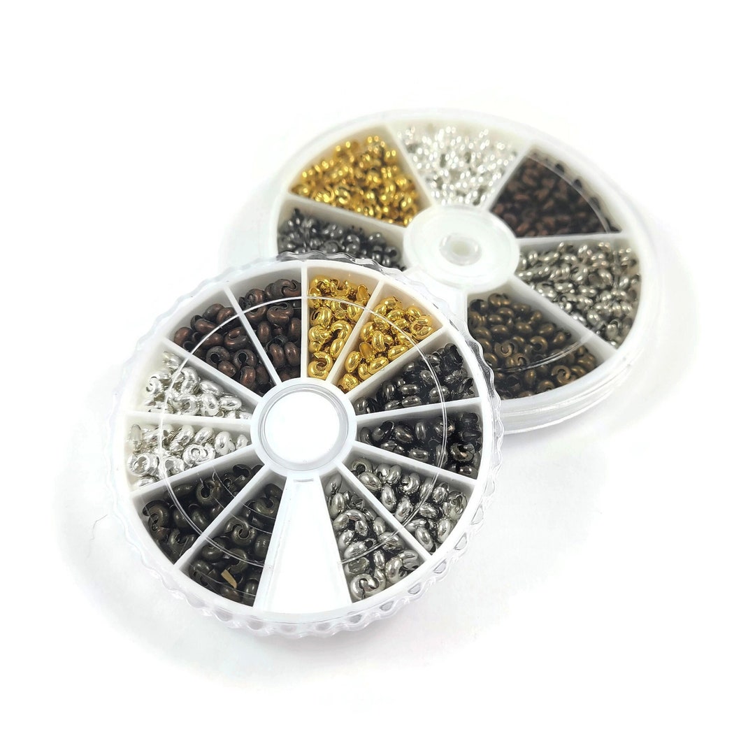 Crimp Cover Bead Kit - Nickel, Lead, and Cadmium Free - Hypoallergenic ...