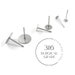 Short Earring Posts, Hypoallergenic 316 Surgical Grade Stainless Steel ...