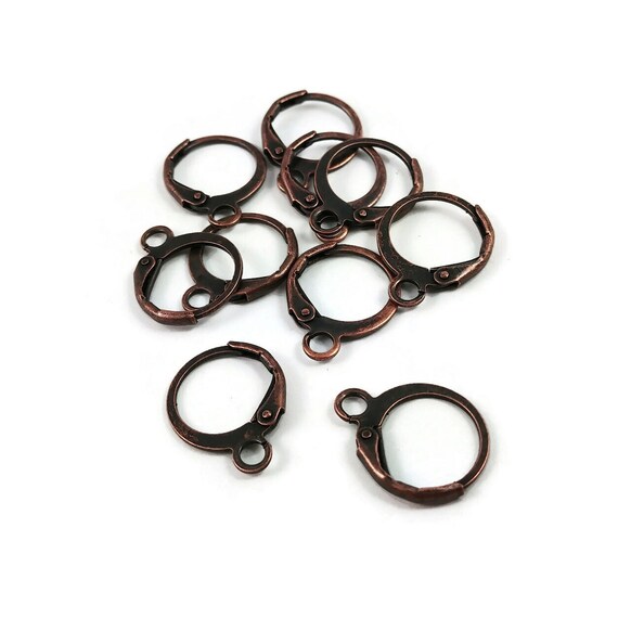 Round Lever Back Earring Hooks Hypoallergenic Jewelry Making Supplies Nickel Free Earring Findings Huggie Hoops Earring Parts Etsy