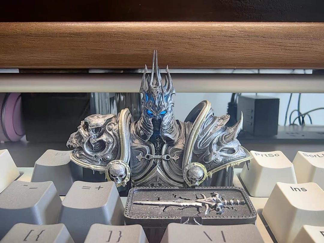 Original Keycap World of Warcraft Mechanical Keyboard Personality Lich ...