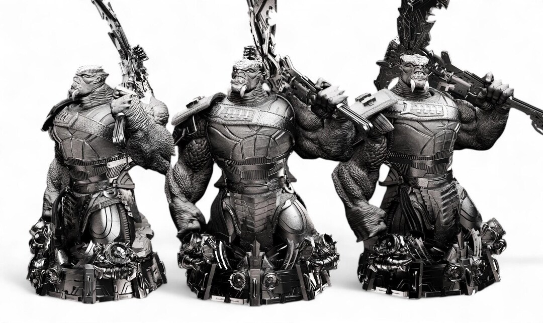 Cull Obsidian Bust STL File High Quality 3D Printer Resin SLA - Etsy