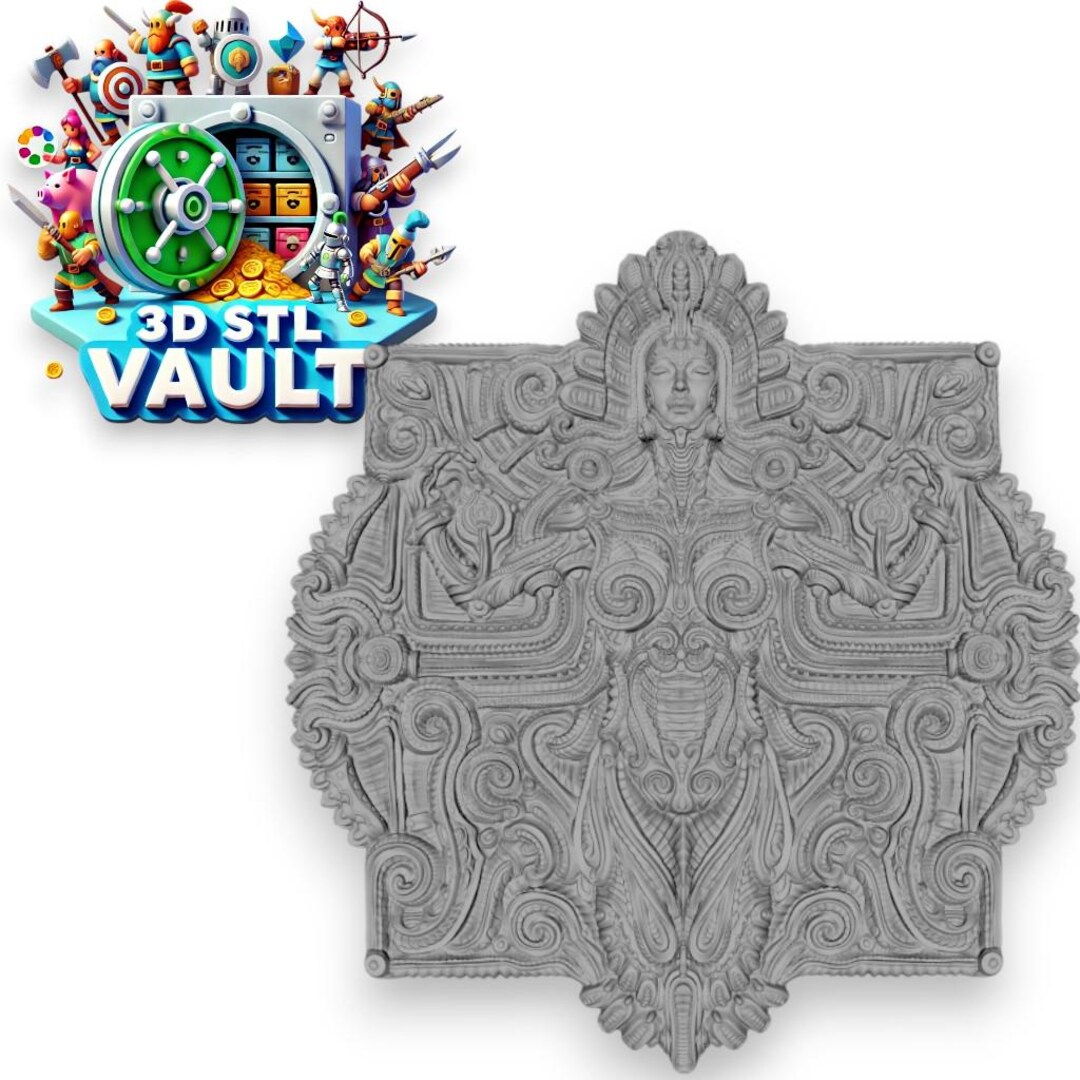 Mayan Artifact Art Wall /resin STL File Bundle for 3D Printer and FDM ...