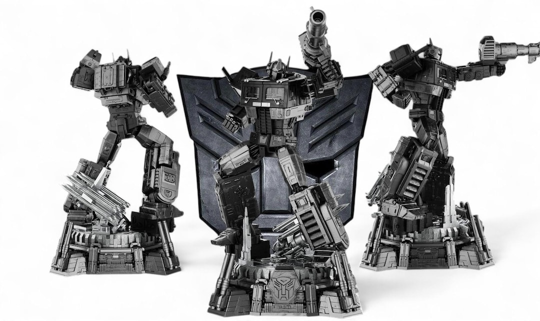 Optimus Prime Transformer STL Statue | High Detail 3D Print Files for ...