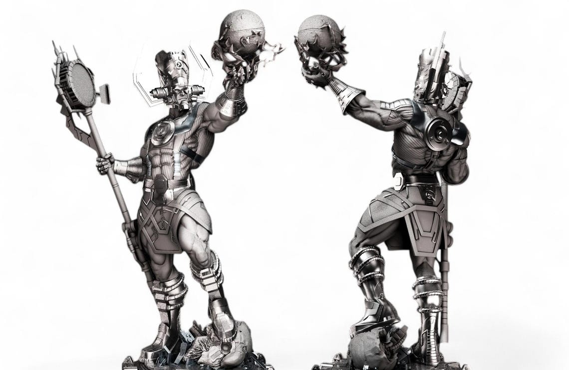 Marvel Galactus Statue STL File High Quality 3D Printer Resin SLA - Etsy