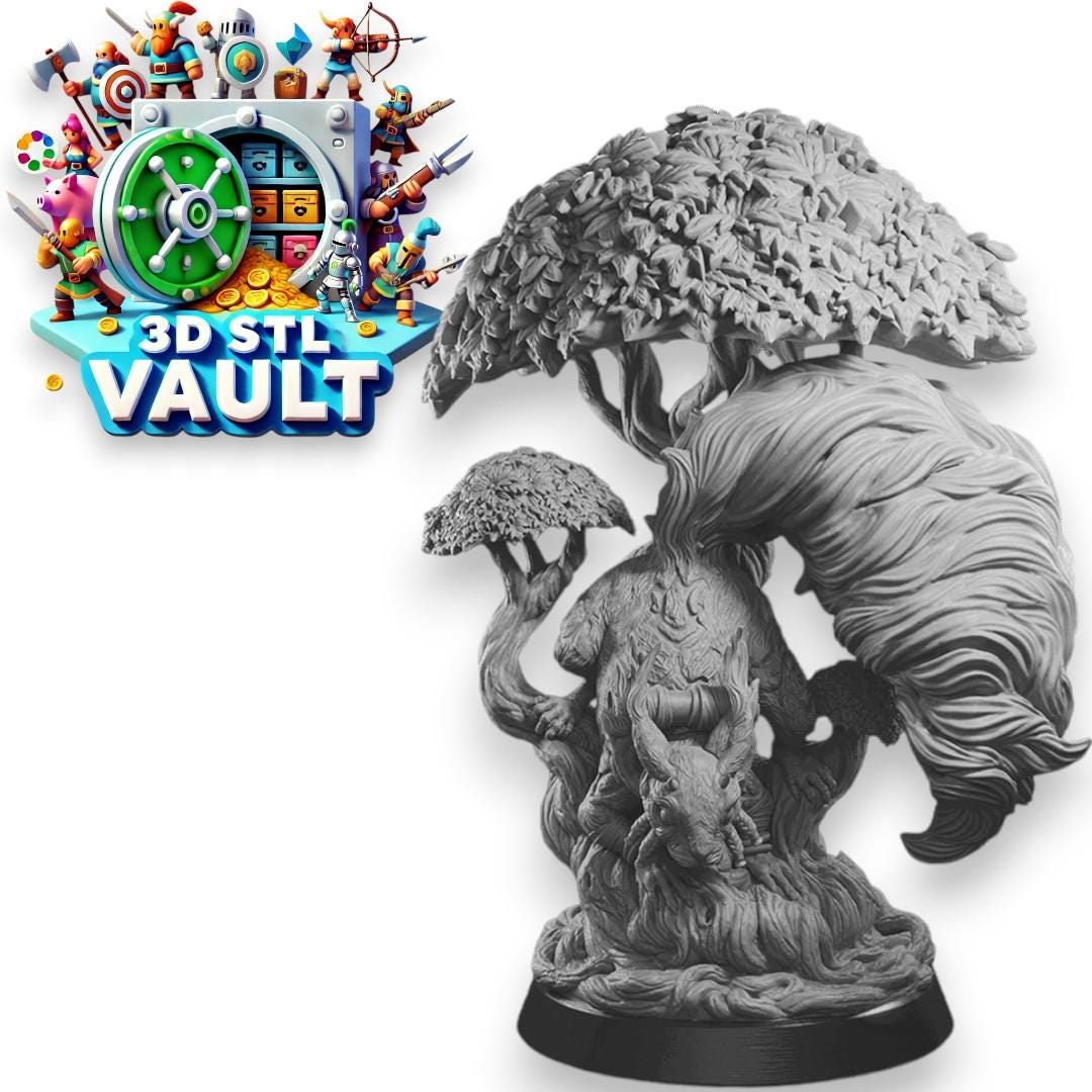 Squirrel Tree Dnd Miniature/resin STL Files FDM STL Files Tabletop ...