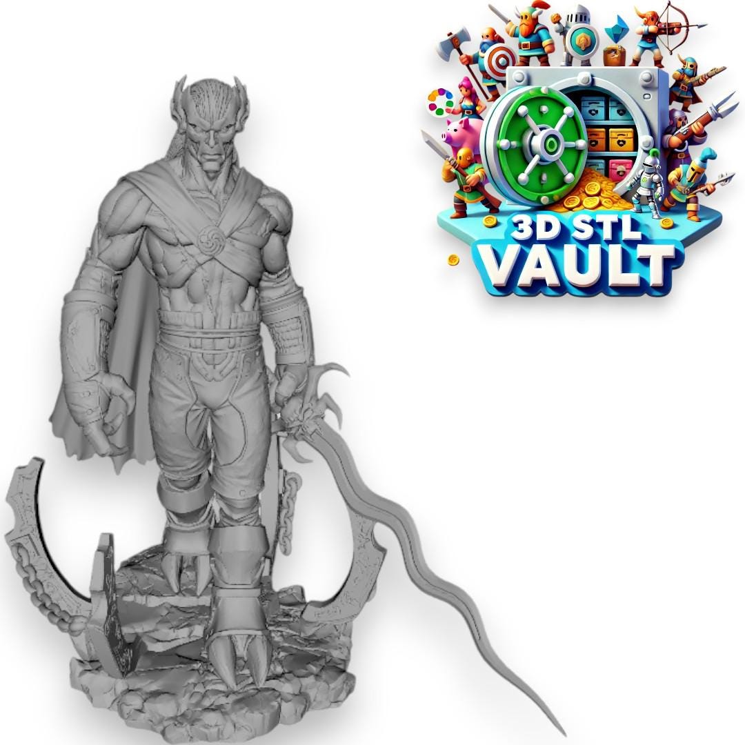 Kain Soul Reaver STL File High Quality 3D Printer Resin SLA - Etsy