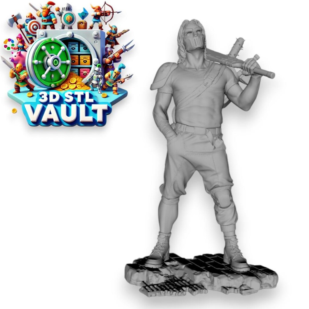 Casey Jones STL File High Quality 3D Printer Resin SLA - Etsy