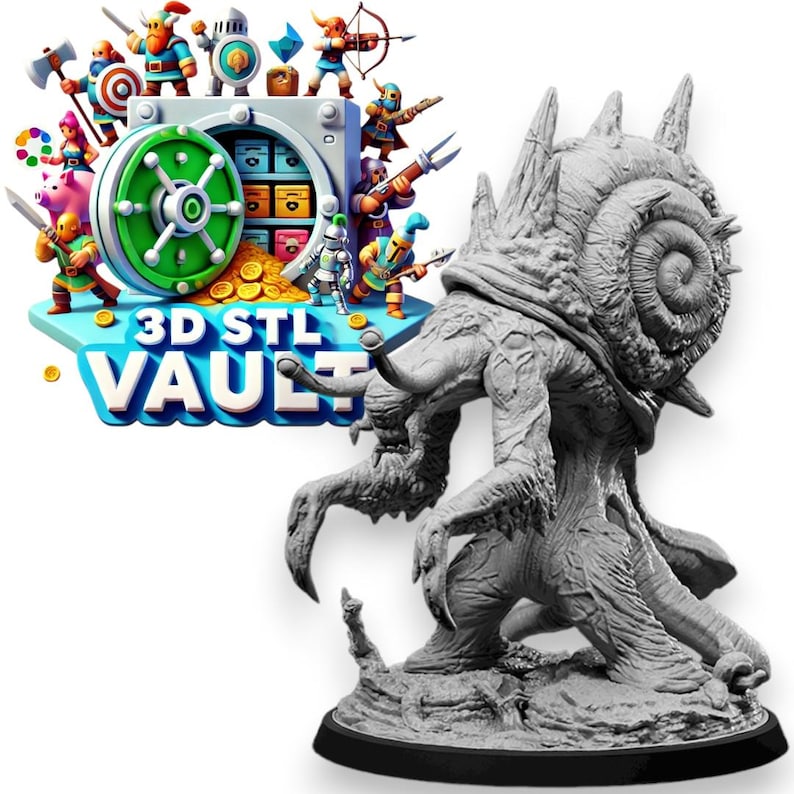 Infected Snail Miniature/resin STL Files for 3D Printer and FDM STL ...