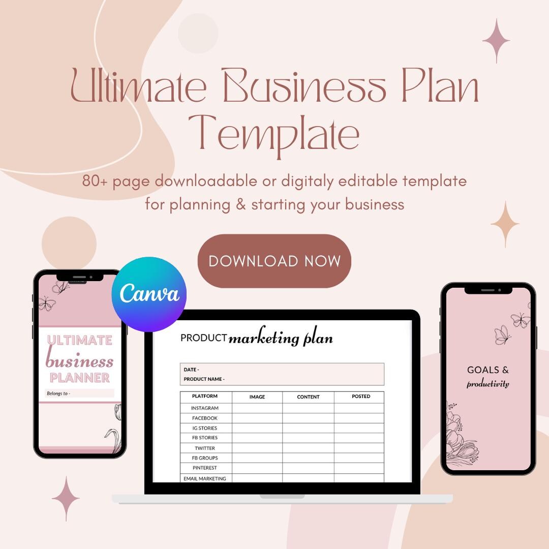 Editable Business Planner, Printable Ultimate Business Planner Bundle ...