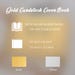 Personalized Gold Wedding Guest Book: Modern Anniversary Keepsake - Etsy