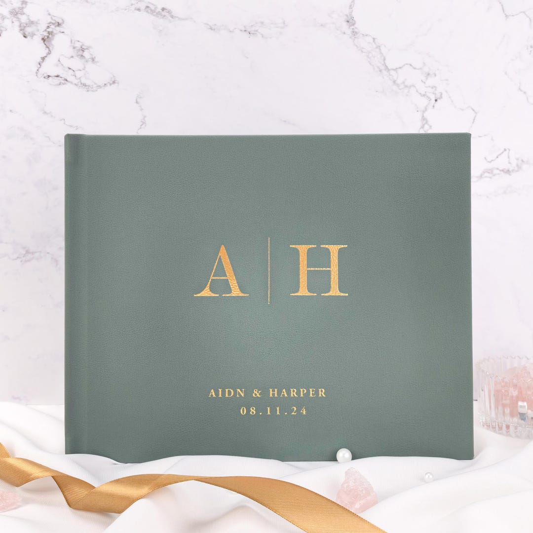 Wedding Guestbook, Personalized Photo Album, Custom Wedding Reception ...