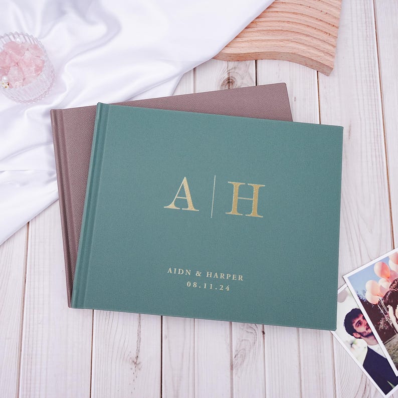 Wedding Guestbook, Personalized Photo Album, Custom Wedding Reception ...