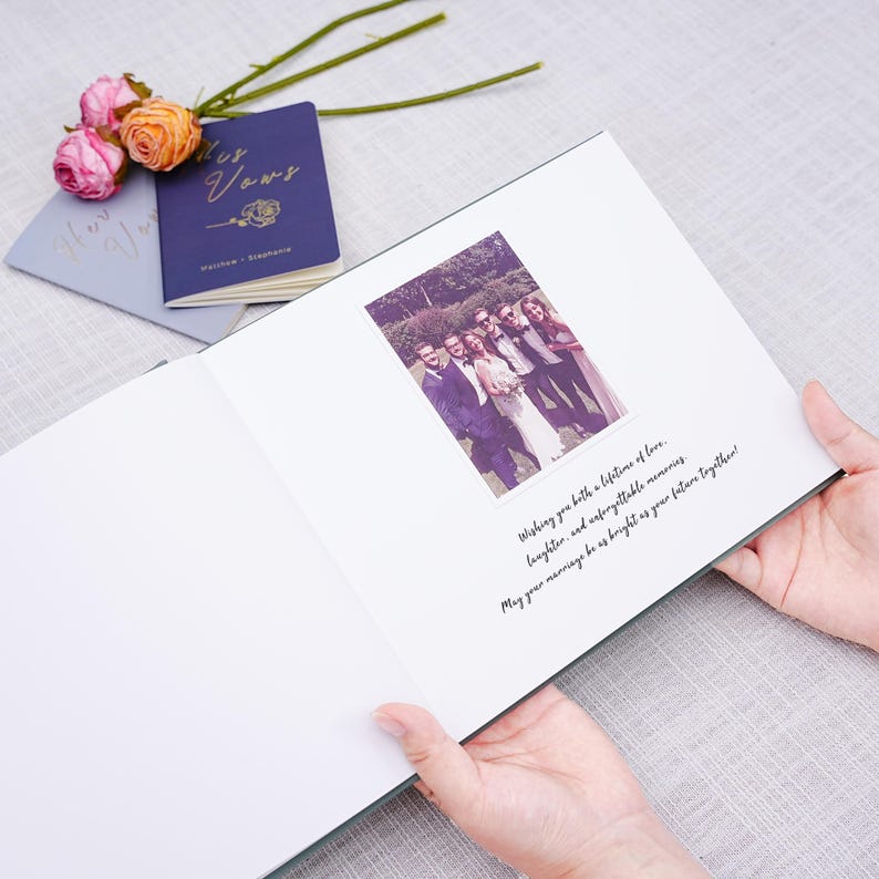 Wedding Guestbook, Personalized Photo Album, Custom Wedding Reception ...