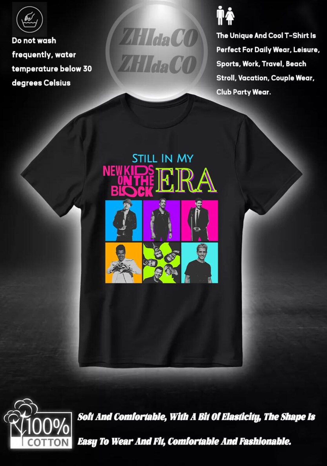Retro New Kids on the Block T-shirt Men Still in My Era for Music Fans ...