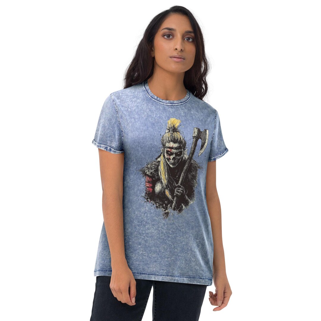Norse Viking Thor Odin Skull Skeleton Lovers Gift Tee for Him Her ...