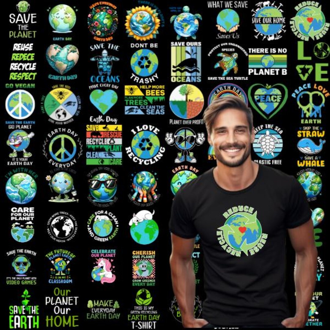 Save the Earth Bundle, Our Planet Png, Go Green, Mother Earth, Save the ...