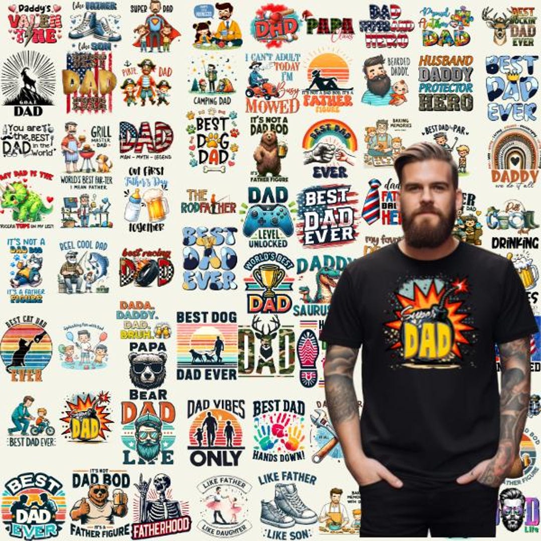 Father's Day Bundle ,funny Dad Png, Funny Dad Images, Best Dad PNG ...