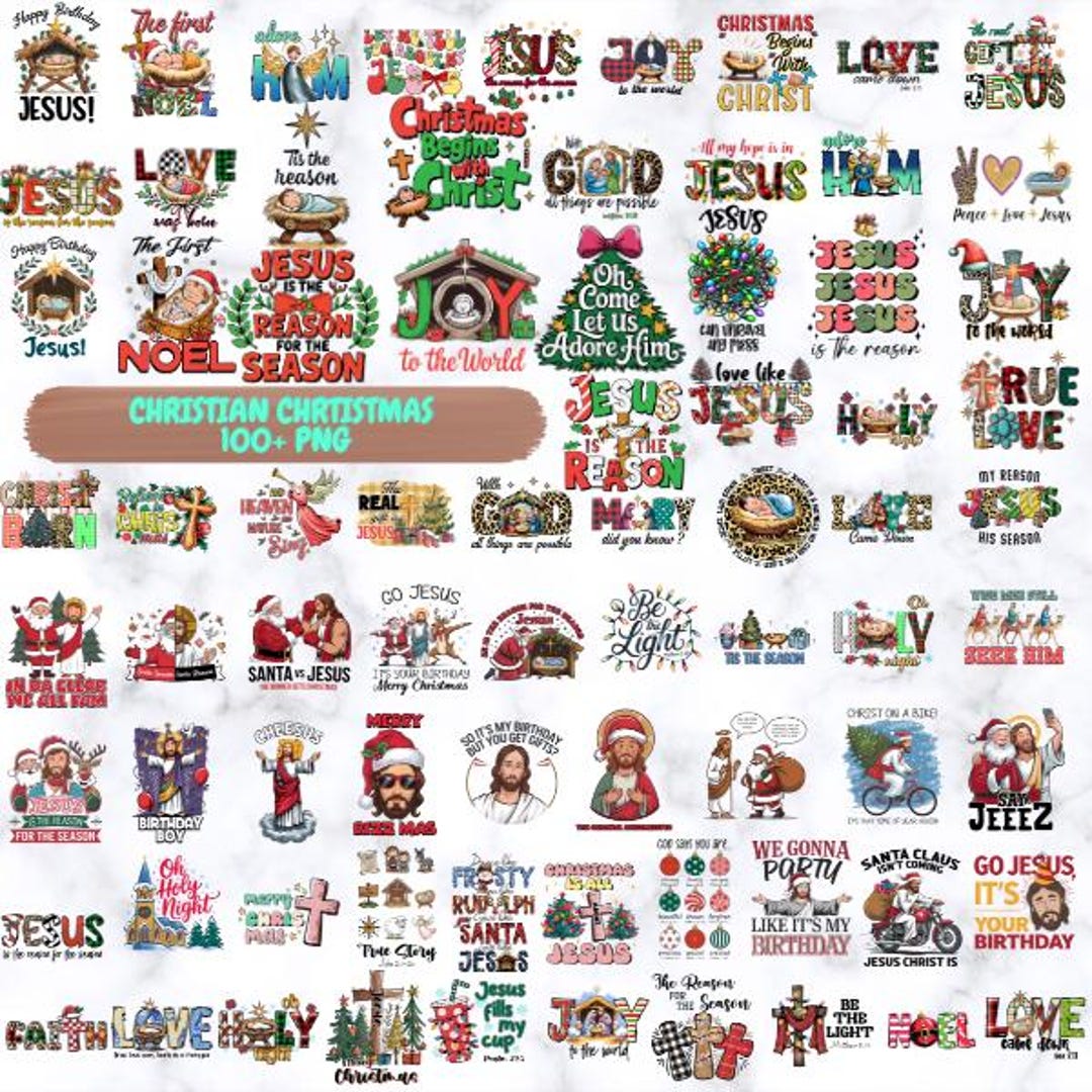 Christian Christmas 100+ Printable Designs, Bible Birth, Holly Scene ...