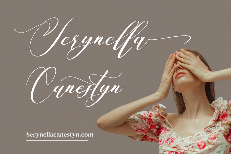 Arabella Forteny – Modern Calligraphy Typeface Font - Etsy