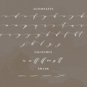 Arabella Forteny – Modern Calligraphy Typeface Font - Etsy