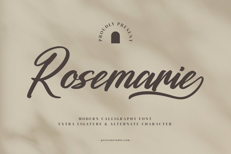 Rosemarie – Modern Calligraphy Font - Etsy