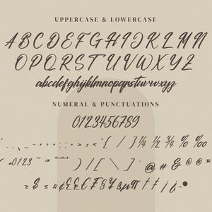 Rosemarie – Modern Calligraphy Font - Etsy