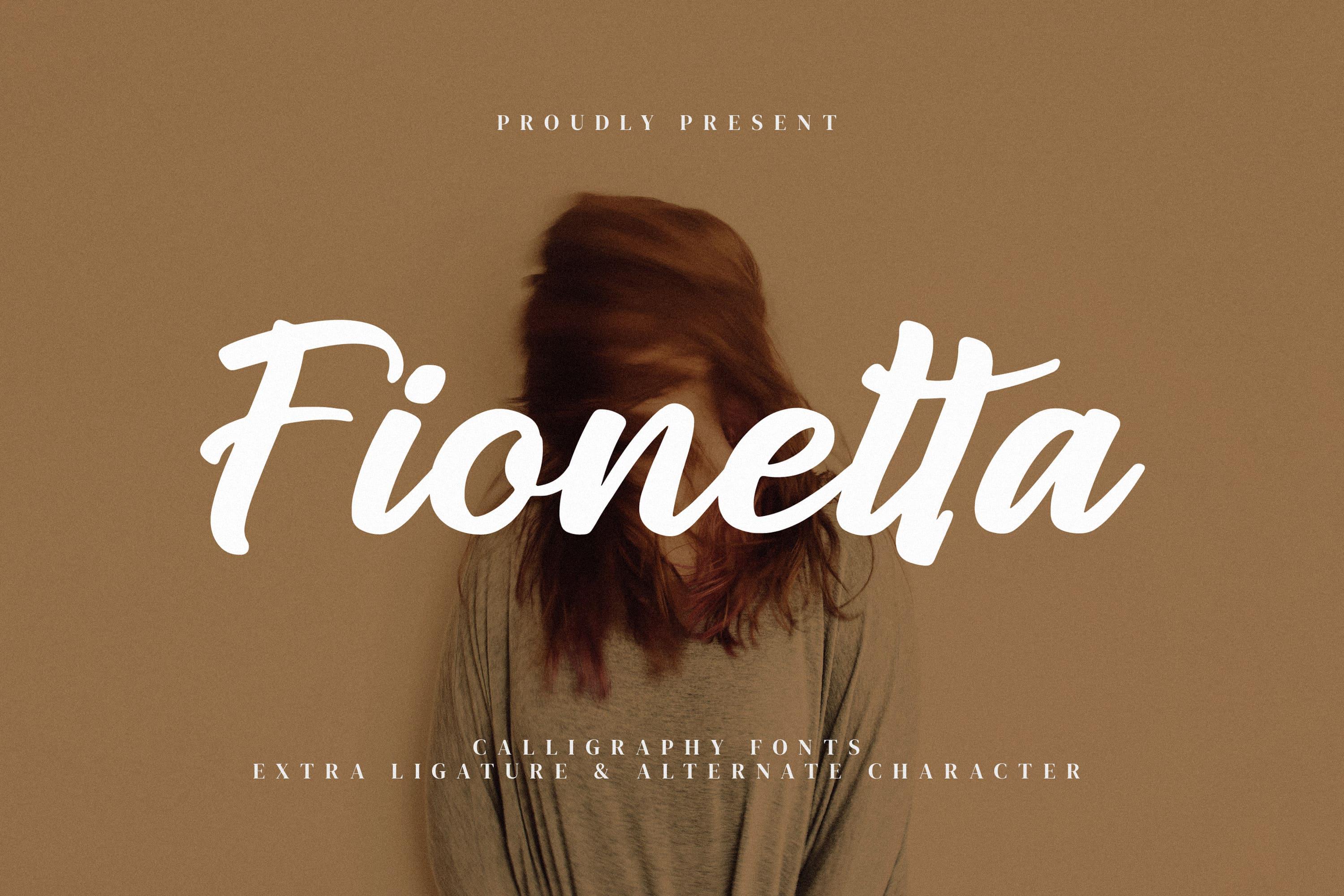 Fionetta - Calligraphy Fonts - Etsy