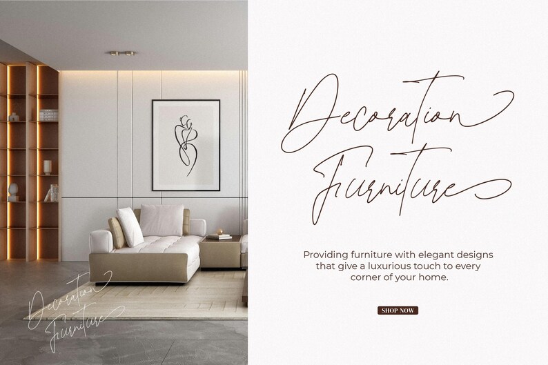 Bhaqellie - Monoline Script Font - Etsy