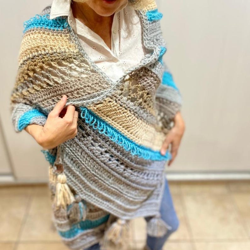 Guanaco River Ruana Weaving Guide - Etsy