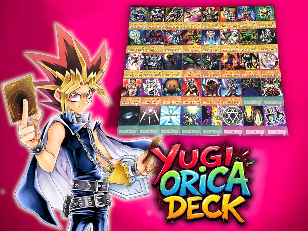 42-card Yami Anime Orica Deck – Handmade Anime-inspired TCG Tribute for ...