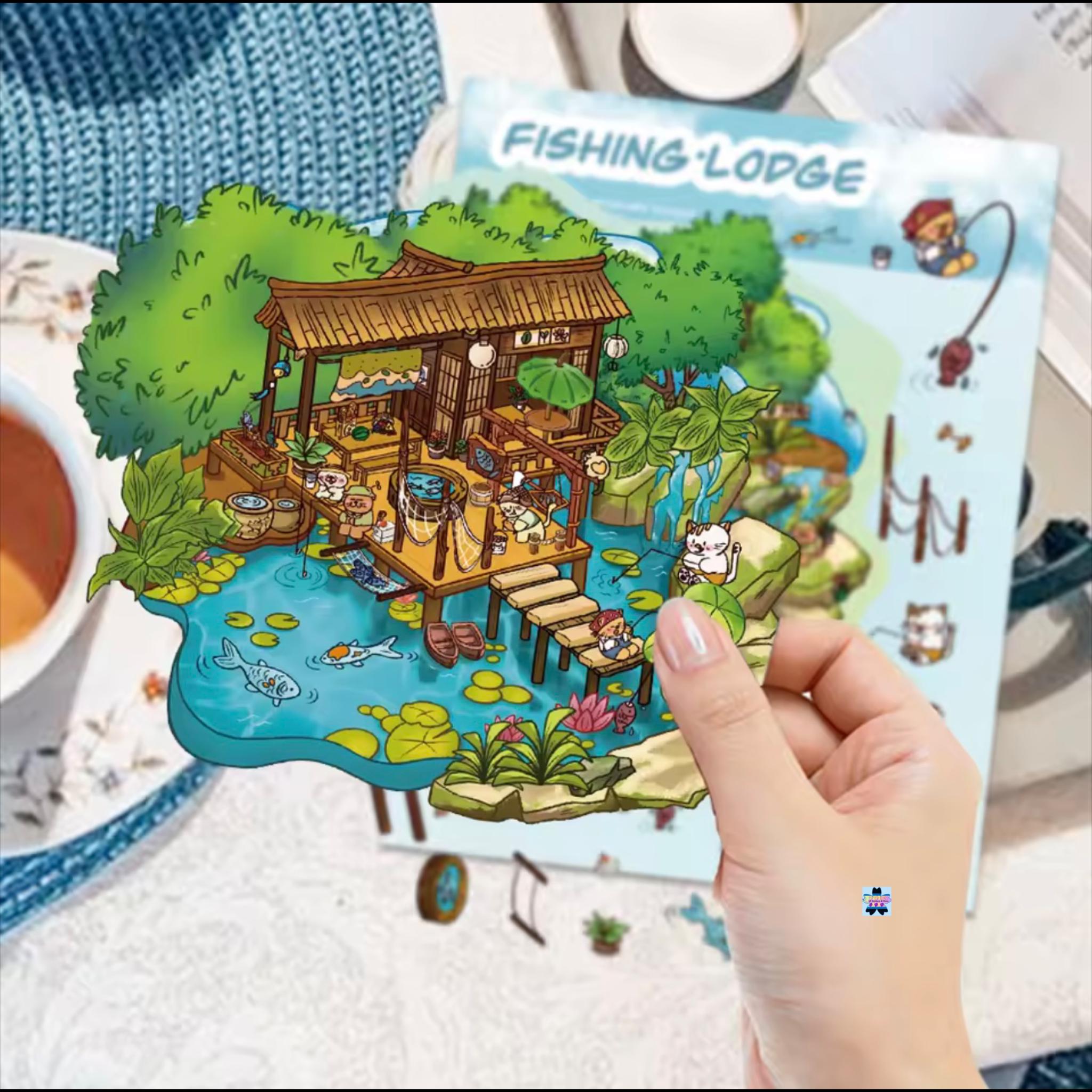 3D Isometric Kawaii Sticker Scene: Reusable PET Material - Set of 2 - Etsy