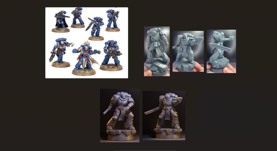 Marine Titus Stl Pack Files , 3d Print Files , Marine Titus Squad ...