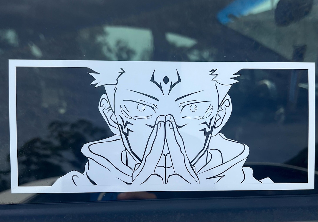 Sukuna | Yuji | Yujikuna | Jujutsu Kaisen | Car Decal/sticker - Etsy