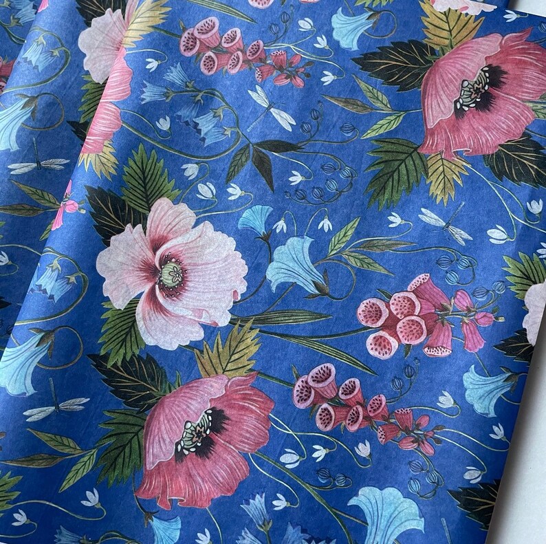 NIGHT GARDEN 29 in Stock Tissue Sheets Gift Present Wrap Craft Supply ...