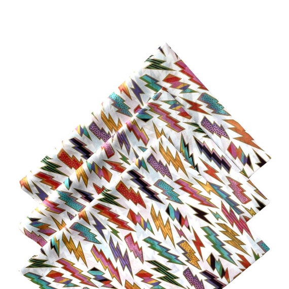 ELECTRIC tissue paper sheets gift present wrapping craft supply retail ...