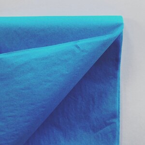 TISSUE PAPER SHEETS Ocean Turquoise Parade Blue Retail and - Etsy