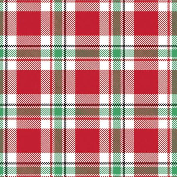 Plaid Christmas Wrapping Paper - Etsy
